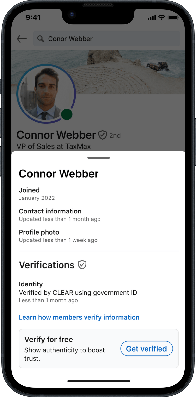 LinkedIn Identity Verification - CLEAR Verified | CLEAR